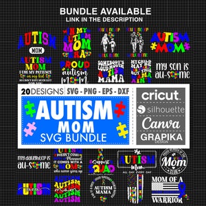 Autism Mom Svg Autism Awareness Svg Autism Mom Png Autism Mom Shirt ...