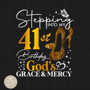 41st Birthday Svg 41st Birthday Png Happy Birthday Svg Cake Topper Svg ...