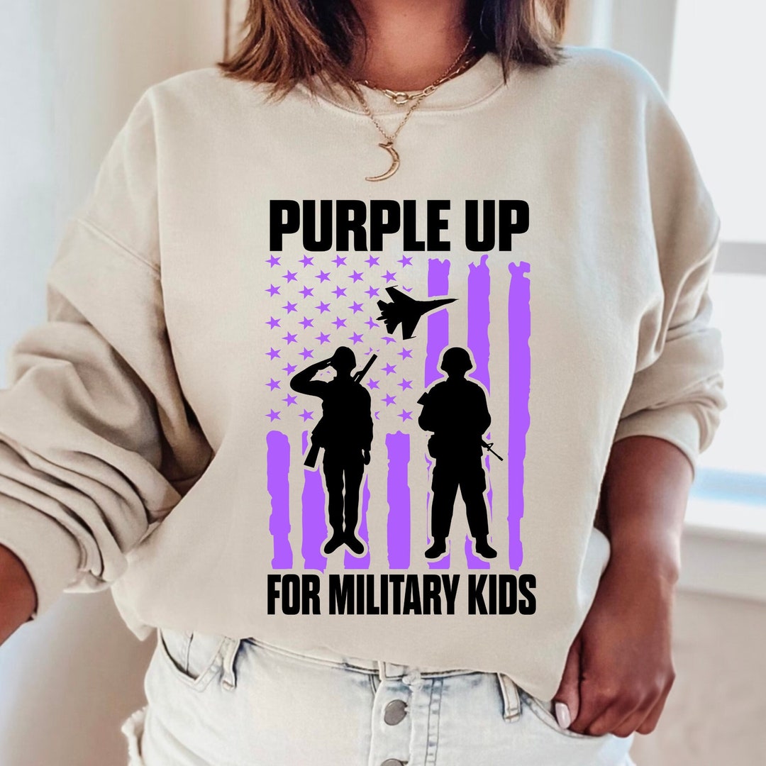Purple up for Military Kids Svg Military Child Svg Purple up Svg ...