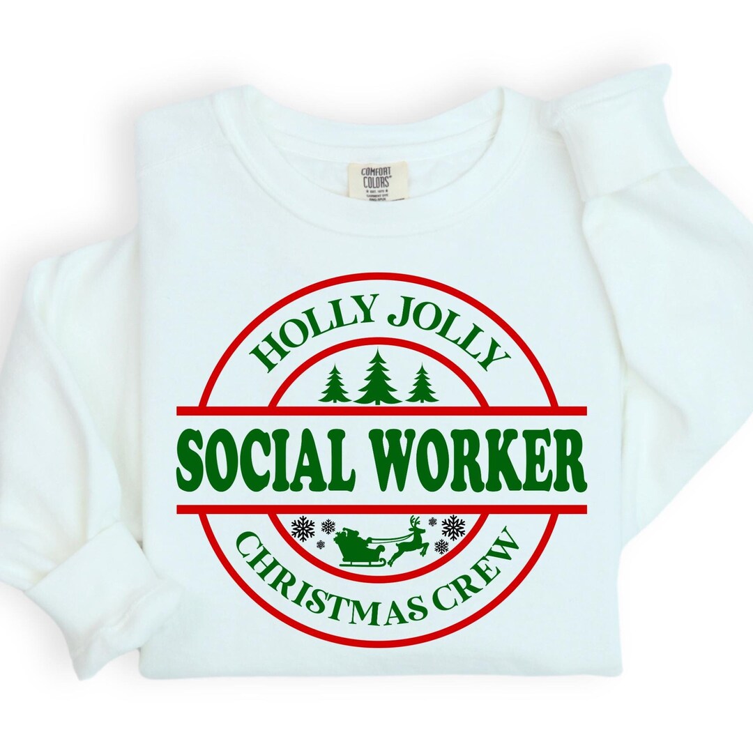 Social Worker Christmas Svg for Social Work Gift for Christmas Svg Social Worker Crew Christmas ...