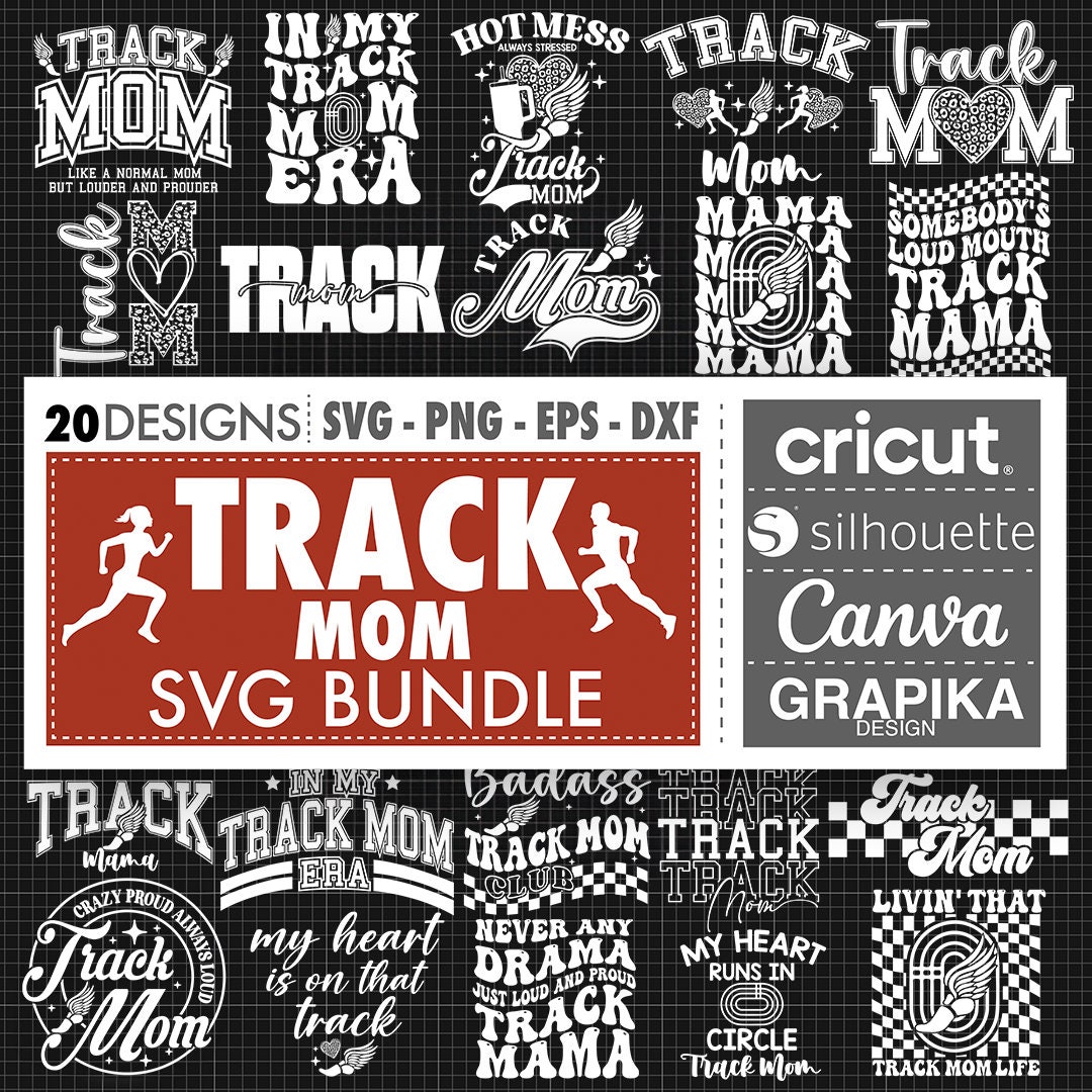 Track Mom Svg Track Svg Track Mom Shirt Track Mama Running Svg Track ...