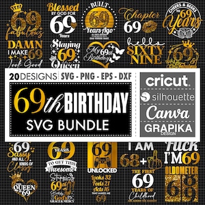 69th Birthday Svg 69th Birthday Png Birthday Girl Svg Its My Birthday ...