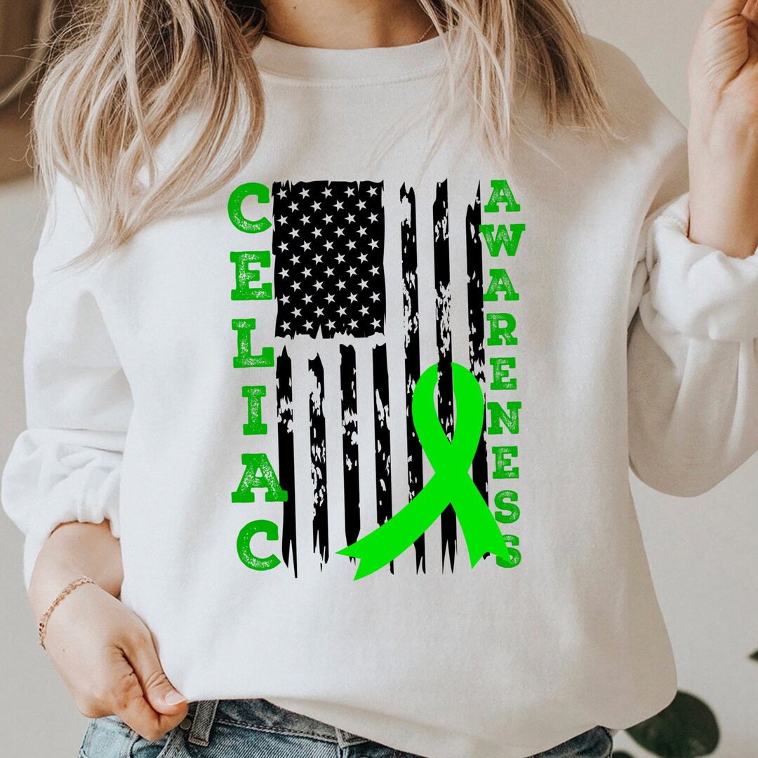 Celiac Awareness US Flag Png, Celiac Disease Awareness Png, Funny ...