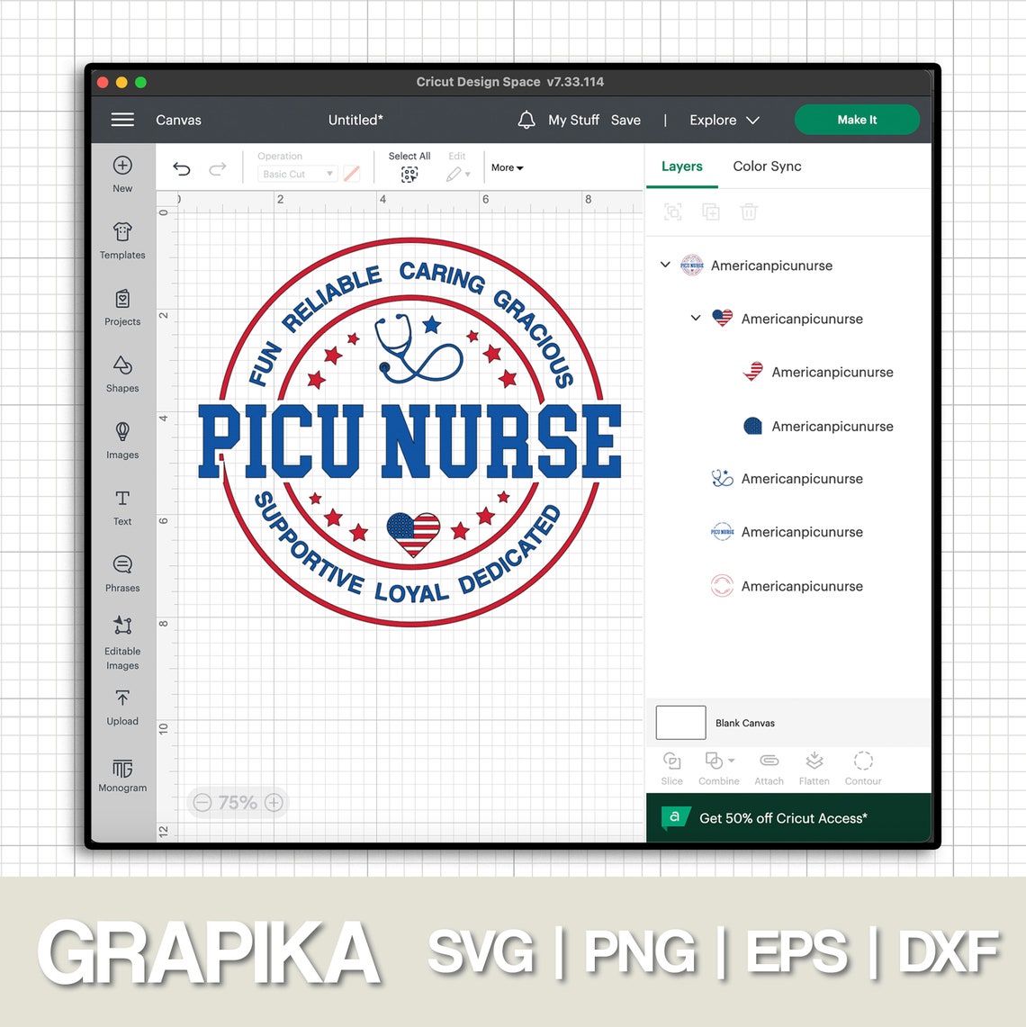 Nurse 4th of July Svg PICU Nurse Svg Stethoscope Svg 4th of - Etsy