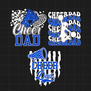Cheer Papa Svg Cheer Dad Svg Cheerleader Svg Cheer Dad Pom Pom Svg ...