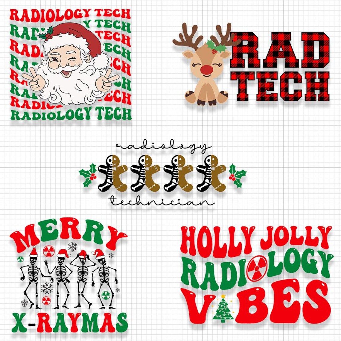 Christmas Radiology Svg for Rad Tech Christmas Png Radiology Tech Png ...
