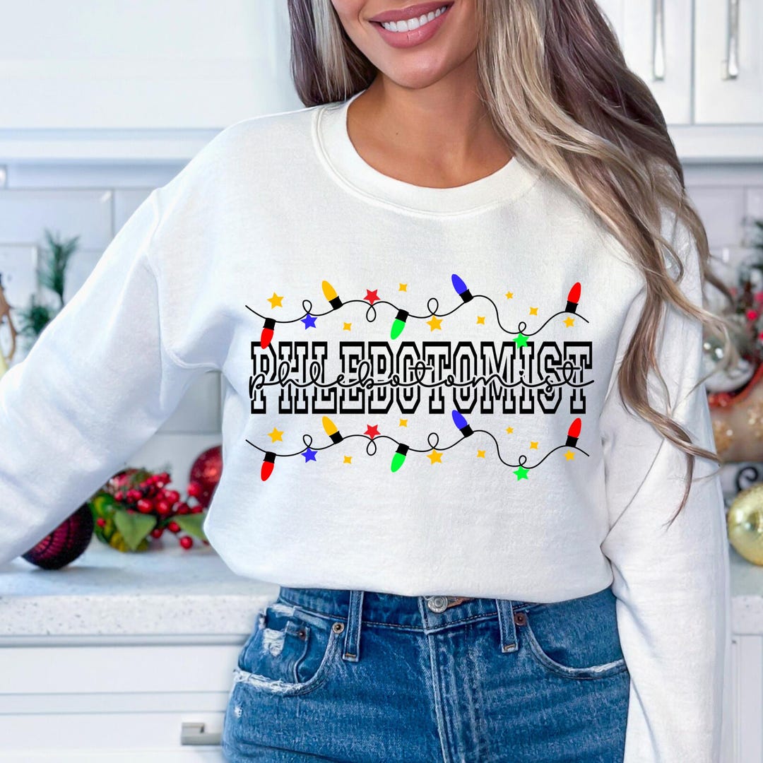 Phlebotomy Christmas Svg for Phlebotomist Christmas Shirt Svg for Xmas ...