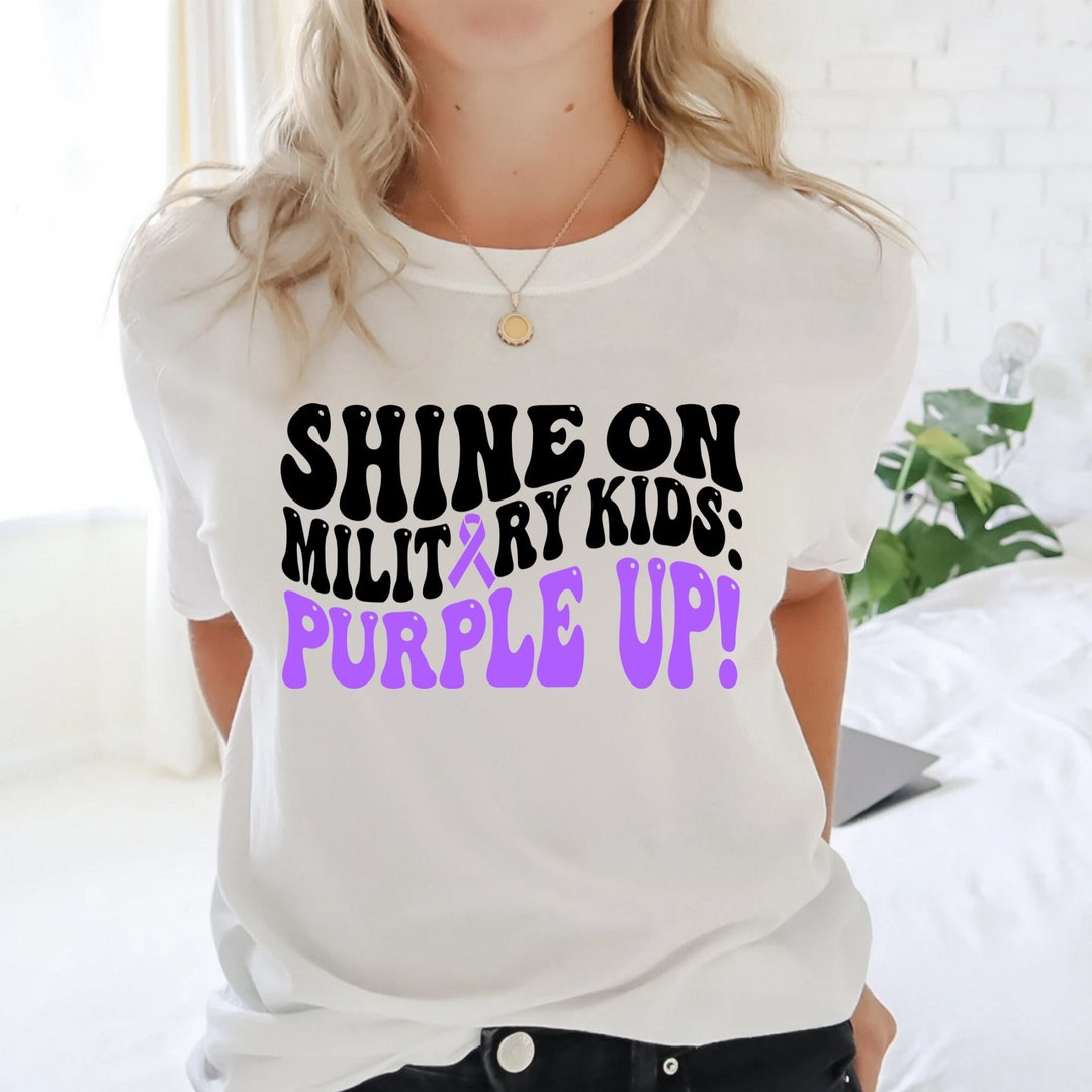 Purple up for Military Kids Svg Military Child Svg Purple up Svg ...
