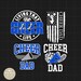 Cheer Papa Svg Cheer Dad Svg Cheerleader Svg Cheer Dad Pom Pom Svg ...