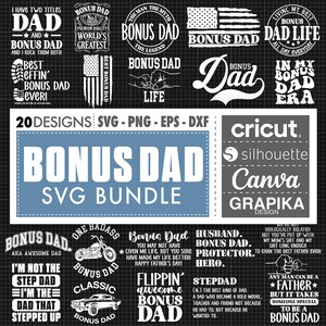 Bonus Dad Svg Bonus Dad Shirt Bonus Dad Gift Dad Svg Super Dad Svg ...