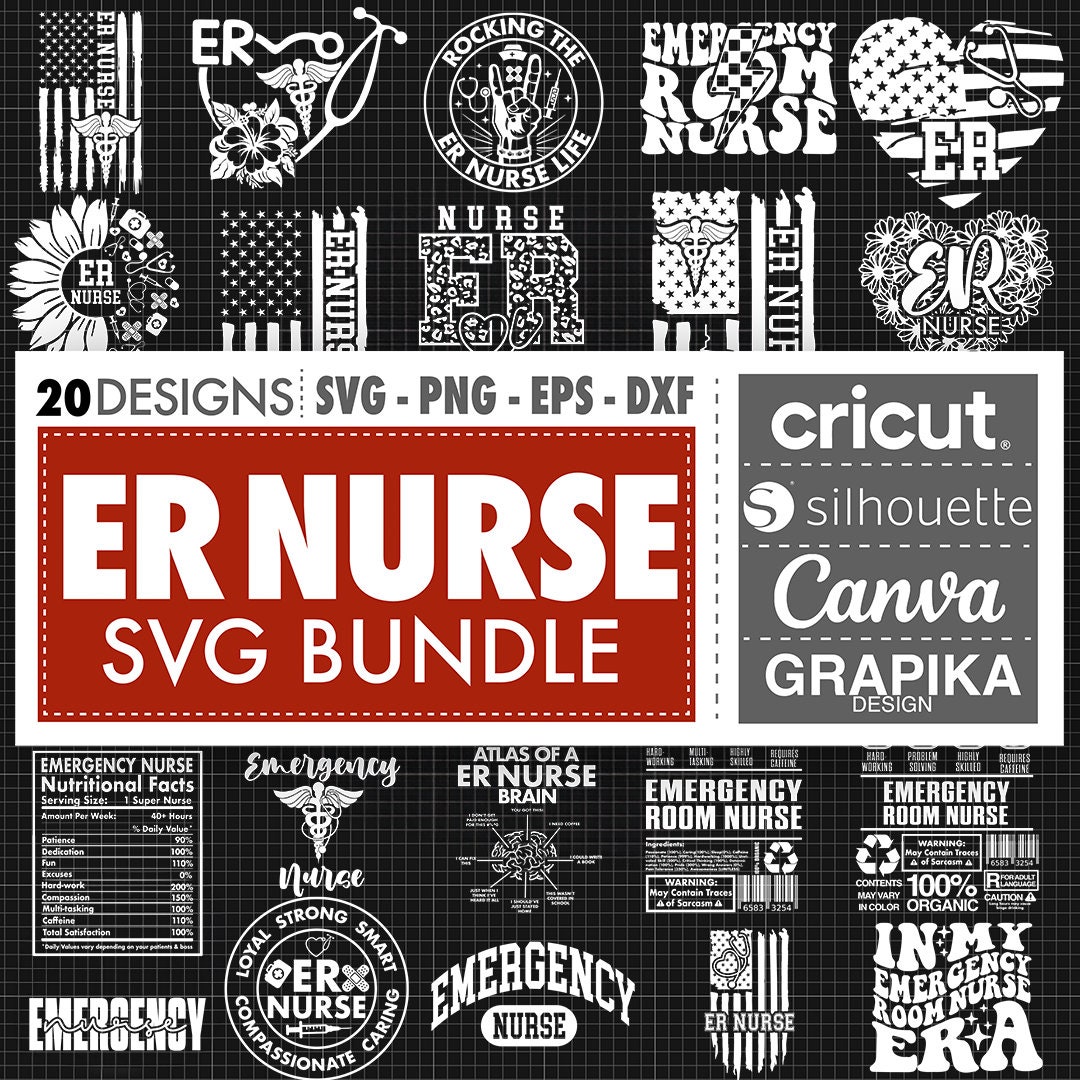 ER Nurse Svg Emergency Nurse Svg Er Nurse Stethoscope Svg Emergency ...