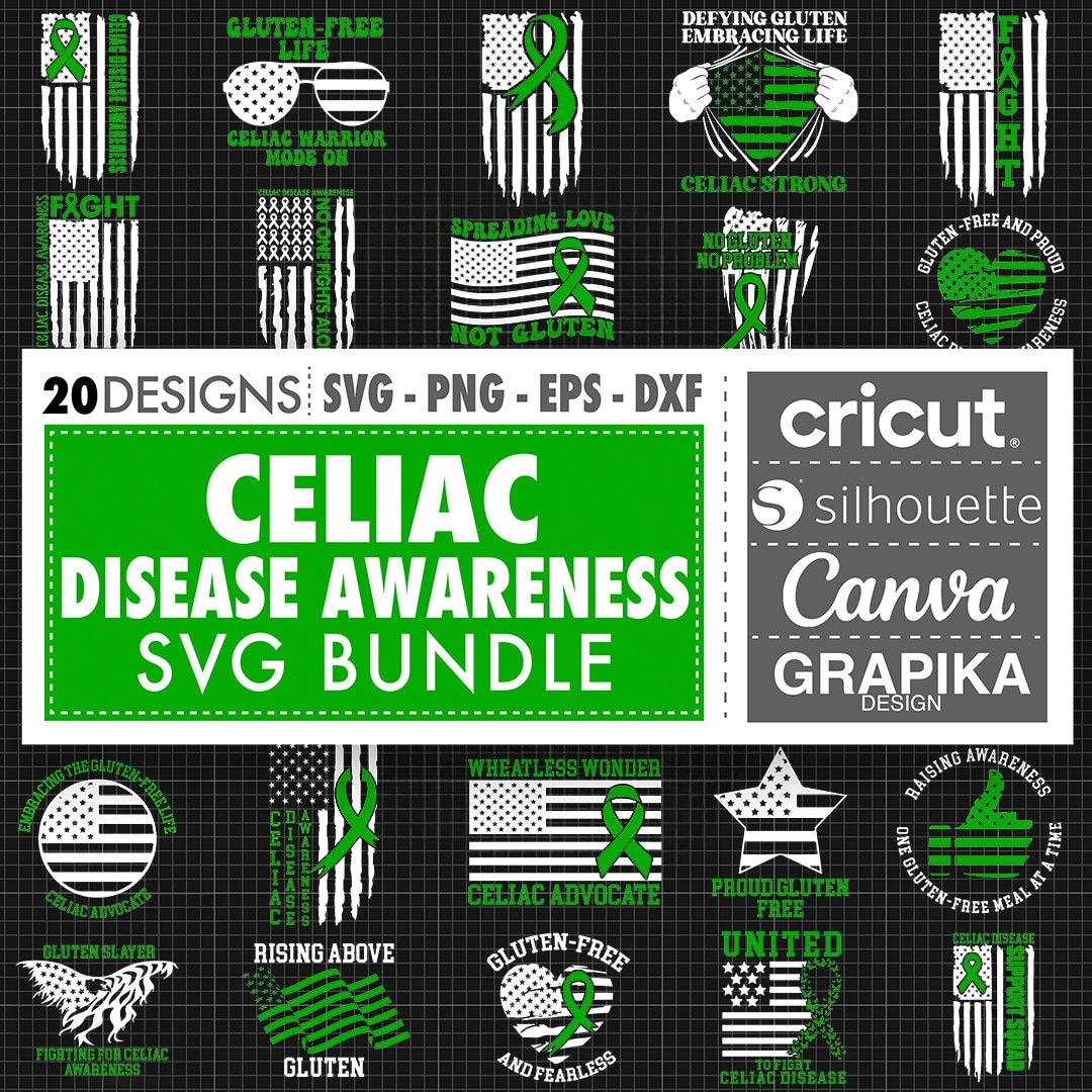 Celiac Disease Awareness Svg Celiac Awareness Svg Gluten Free Svg ...