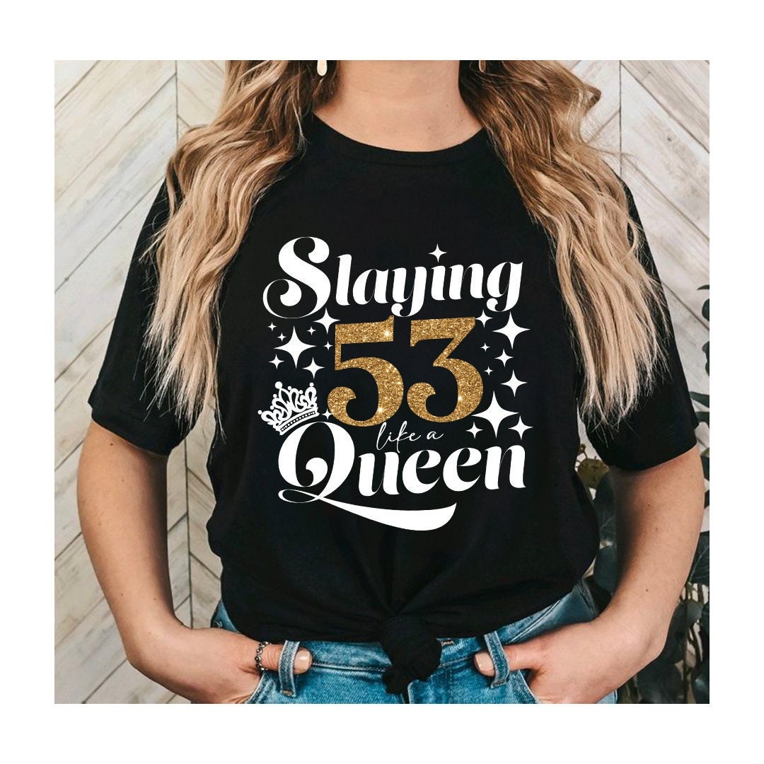 53rd Birthday Svg 53 Birthday Svg 53 Birthday Shirt Svg Gift for 53rd ...