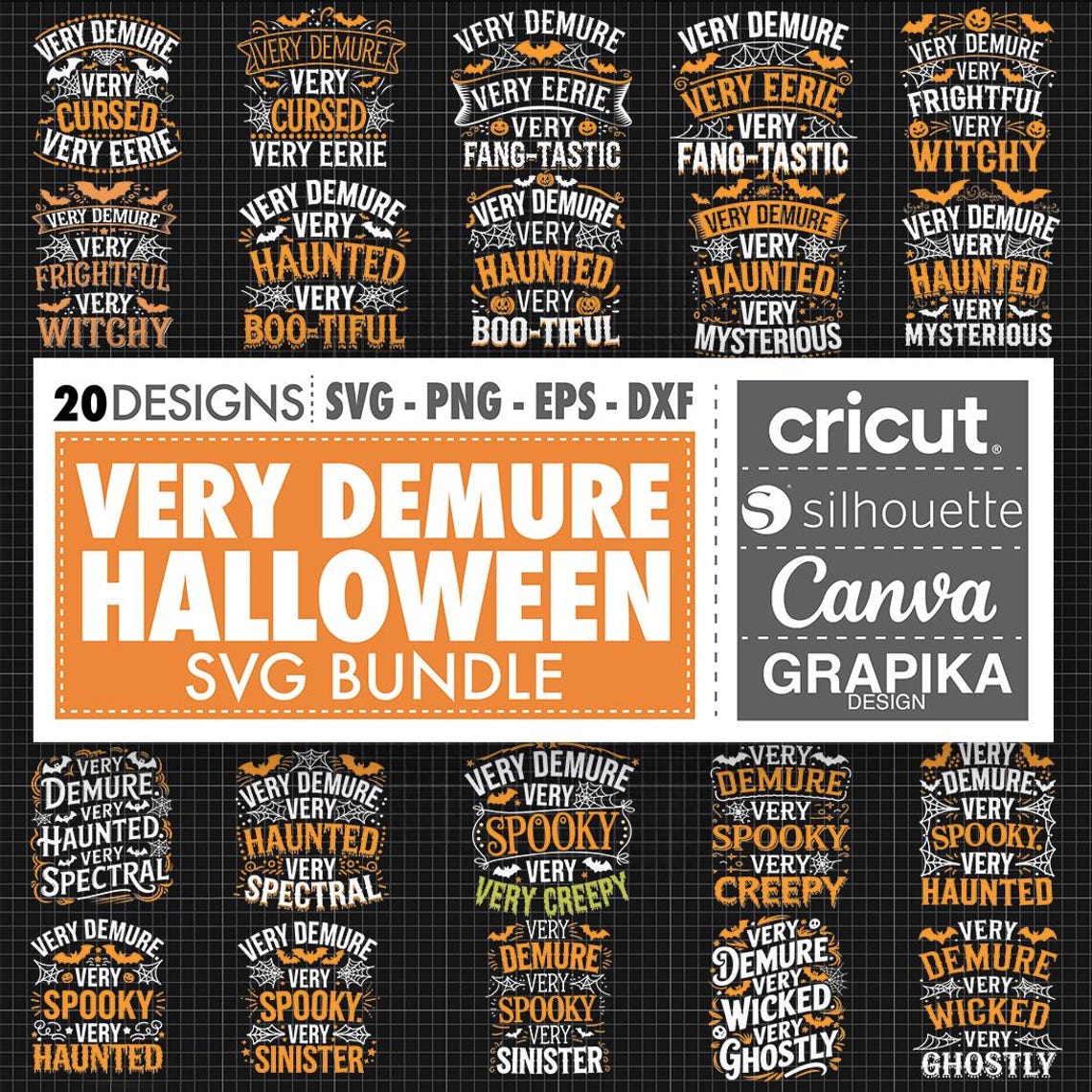Very Demure Halloween Svg Very Demure Svg Halloween Svg Trendy Svg ...