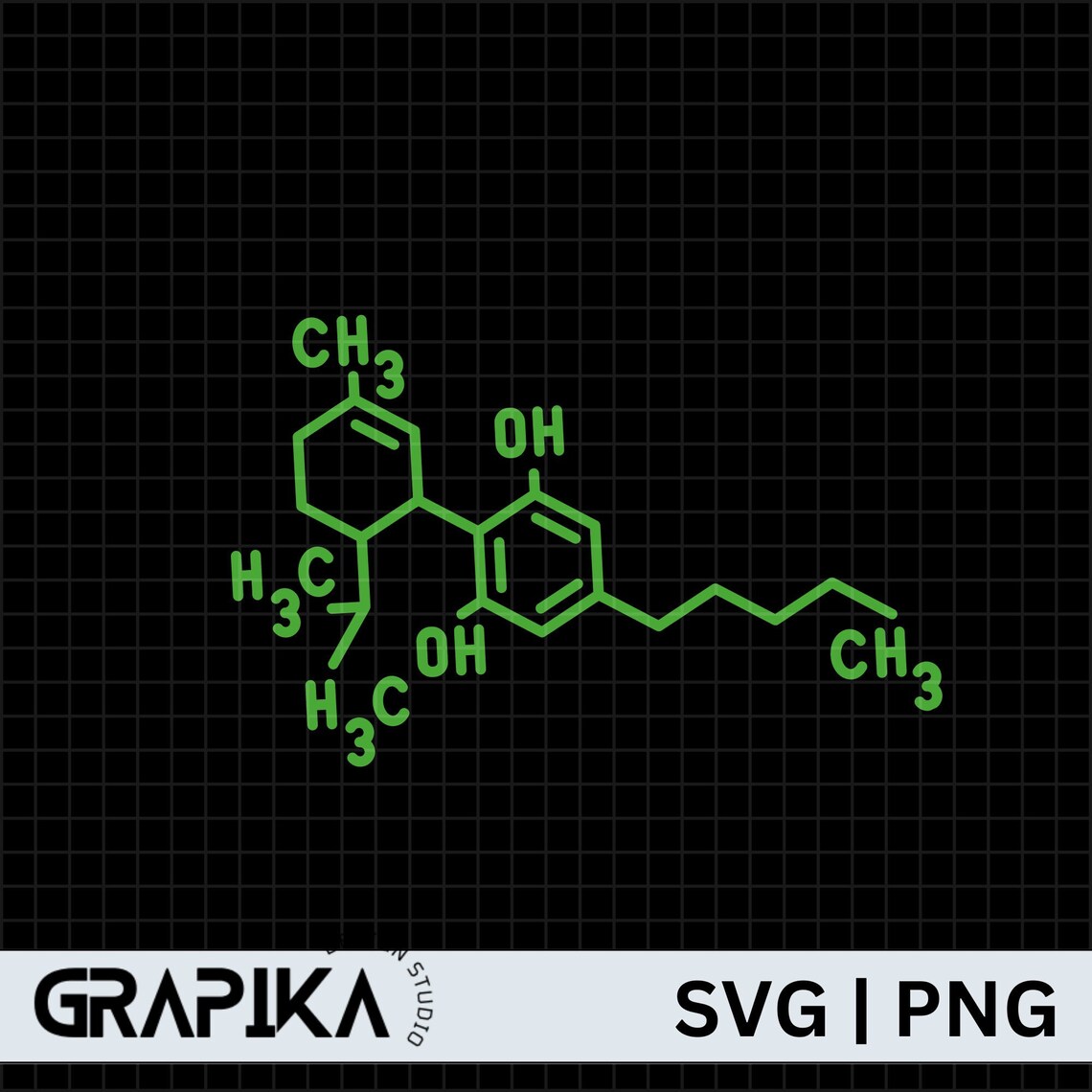 Cannabis Chemical Element Svg Weed Svg Marijuana Designs - Etsy