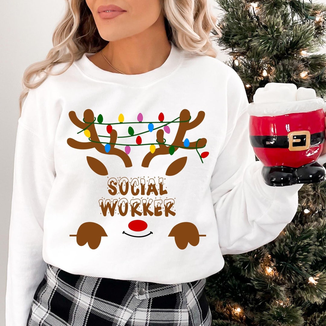 Social Worker Christmas Svg for Social Work Gift for Christmas Svg Social Worker Crew Christmas ...