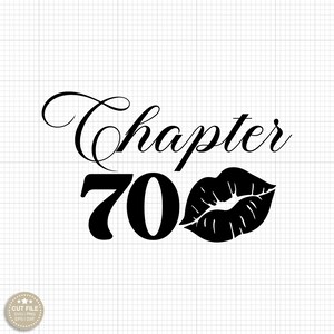 70th Birthday Svg 70th Birthday Png 70 Birthday Png 70 and Fabulous Svg ...