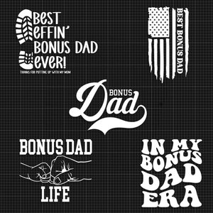 Bonus Dad Svg Bonus Dad Shirt Bonus Dad Gift Dad Svg Super Dad Svg ...