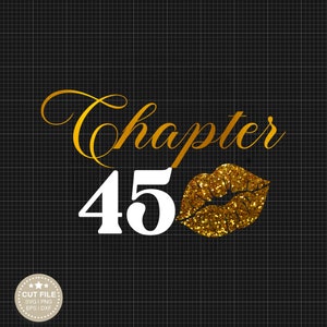 45th Birthday Svg 45th Birthday Png Happy Birthday Svg Cake Topper Svg ...