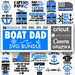 Boating Dad Svg Boating Svg Boating Shirt Fathers Day Svg Fathers Day ...