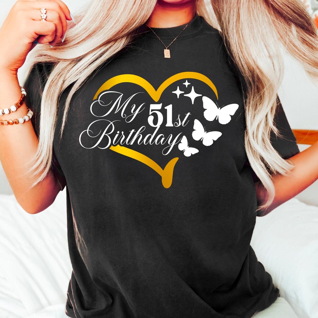 51st Birthday Svg 51st Birthday Png Happy Birthday Svg Cake Topper Svg ...