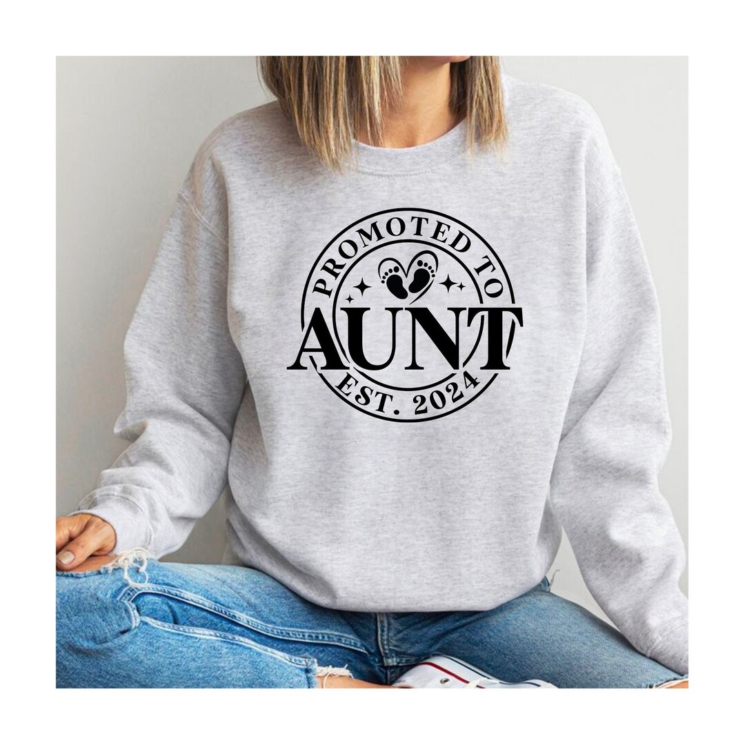 Promoted to Aunt Svg First Time Aunt Svg Aunt Est. 2024 Svg Pregnancy ...
