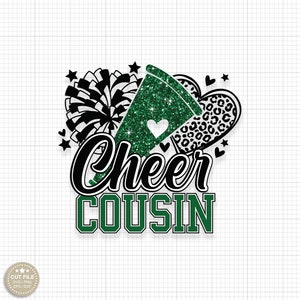 Cheer Cousin Svg Proud Cheer Cousin Svg Senior Cheer Cousin Svg ...