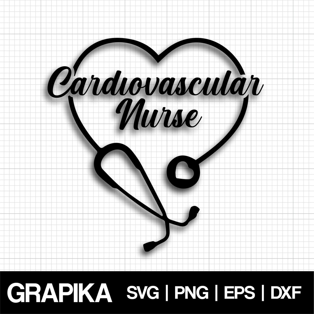 Cardio Nurse Svg Cardiovascular Nurse Svg Gift for Cardio - Etsy