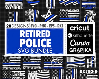 Police Retirement Svg Retirement Gift Police Officer Gifts American ...