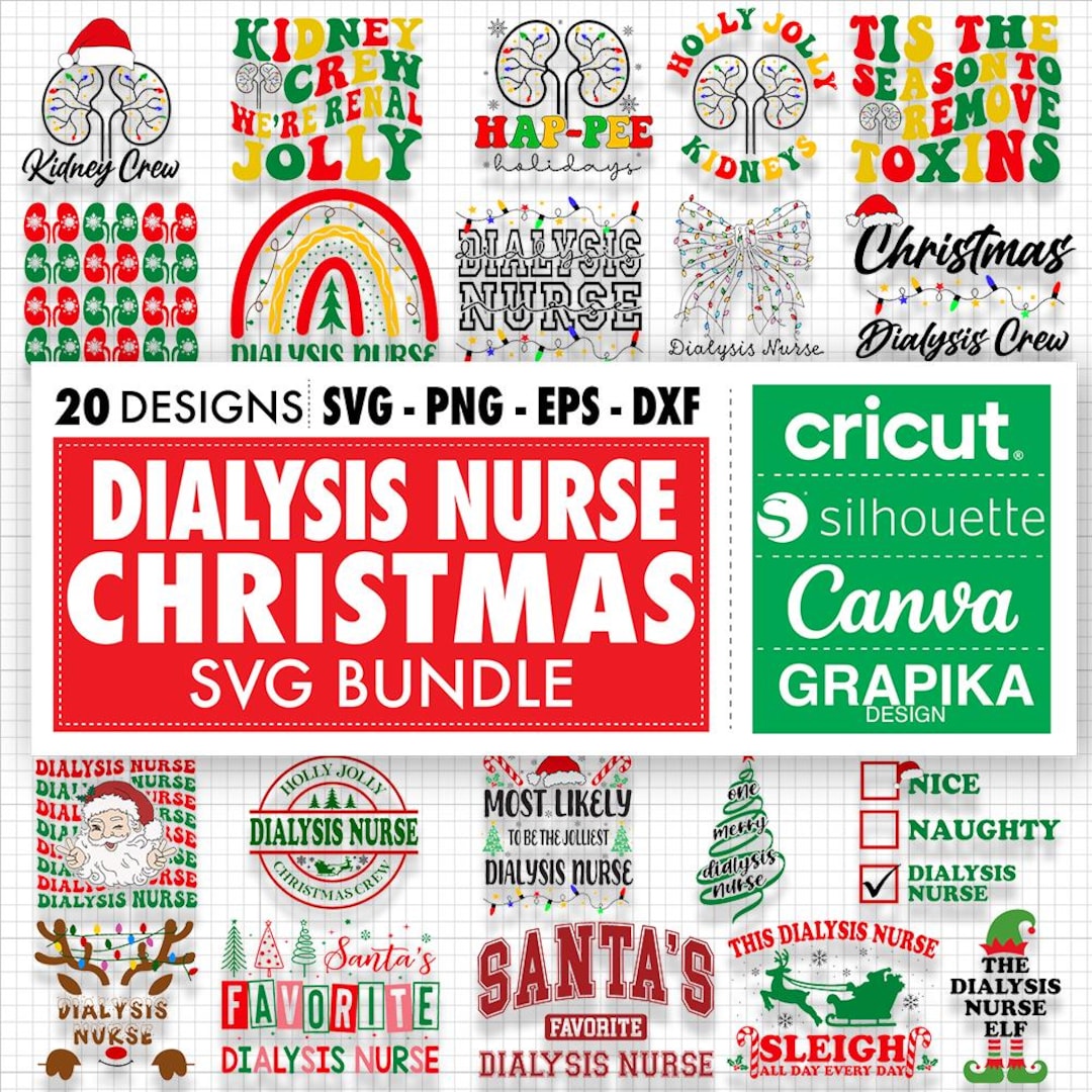 Dialysis Nurse Christmas Svg for Dialysis Christmas Svg Dialysis Squad ...