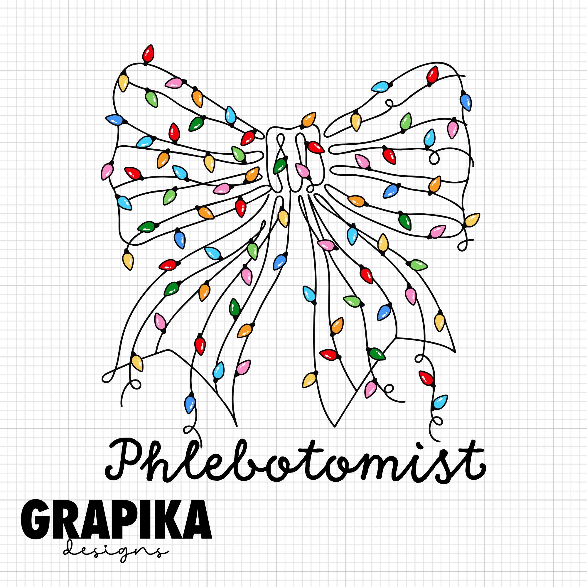 Phlebotomy Christmas Svg for Phlebotomist Christmas Shirt Svg for Xmas ...