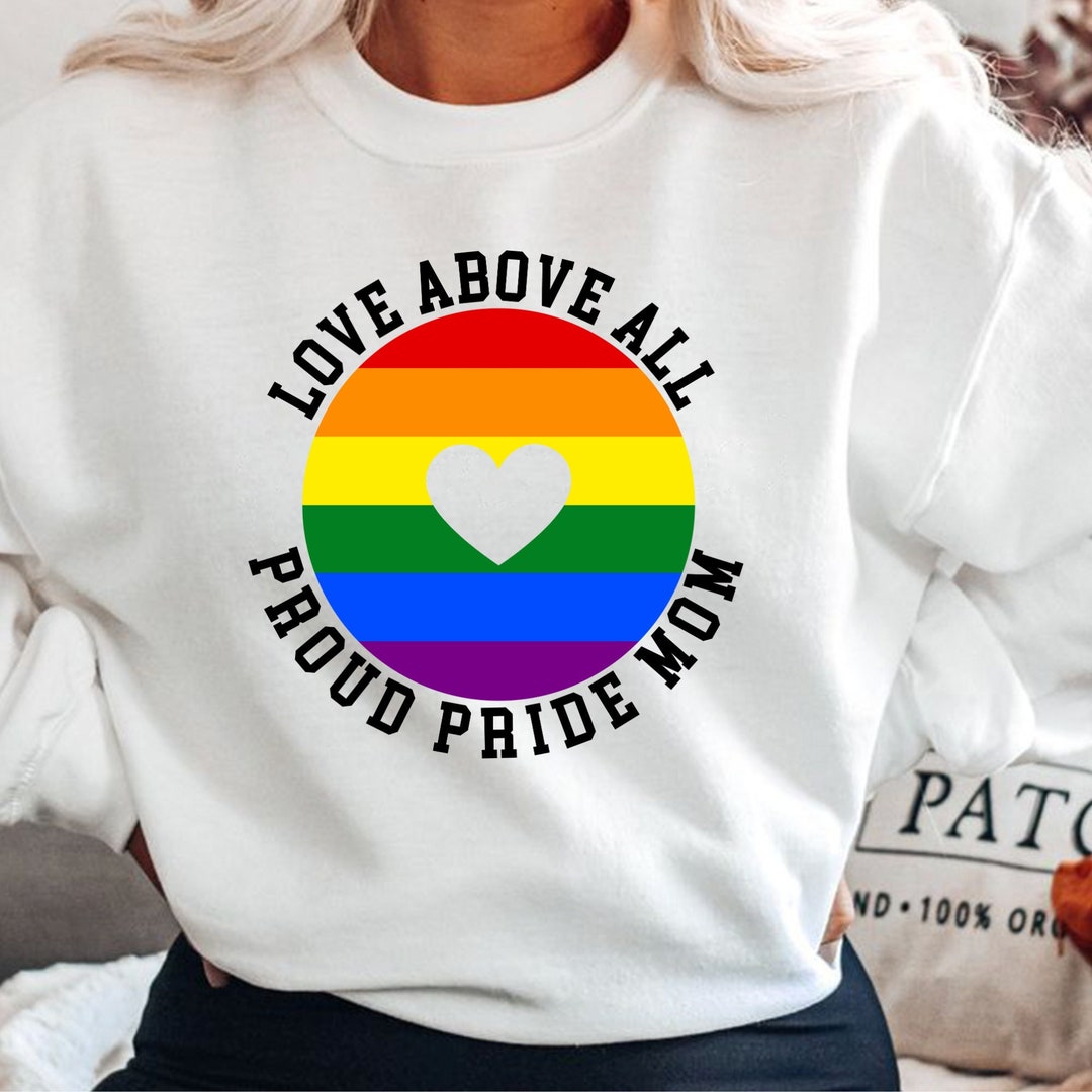 Proud Mom Svg LGBT Svg LGBT Png Pride Mom Svg Pride Svg Rainbow Svg ...