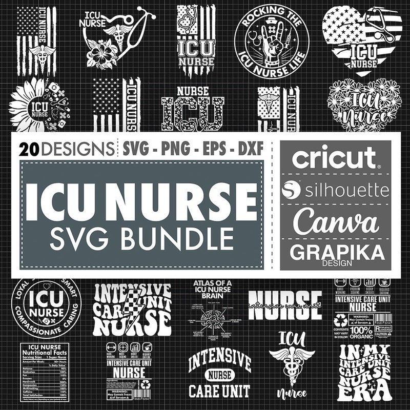 Icu Nurse Stethoscope Svg - Etsy