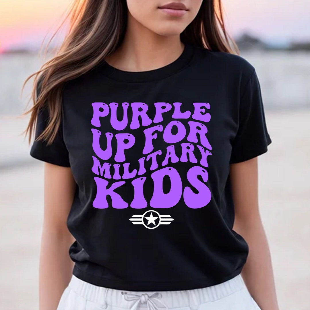 Purple up for Military Kids Svg Military Child Svg Purple up Svg ...