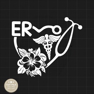 ER Nurse Svg Emergency Nurse Svg Er Nurse Stethoscope Svg Emergency ...