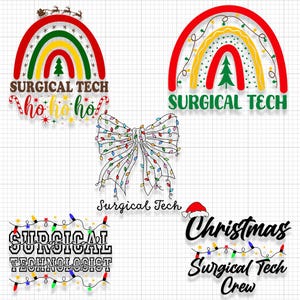 Surgical Tech Christmas Svg Scrub Tech Svg Christmas Surgical Tech Gift ...