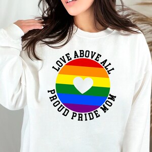 Proud Mom Svg LGBT Svg LGBT Png Pride Mom Svg Pride Svg Rainbow Svg ...