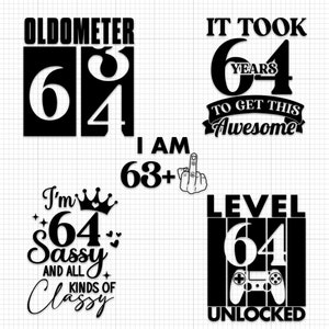 64th Birthday Svg 64th Birthday Png Birthday Girl Svg Its My Birthday ...