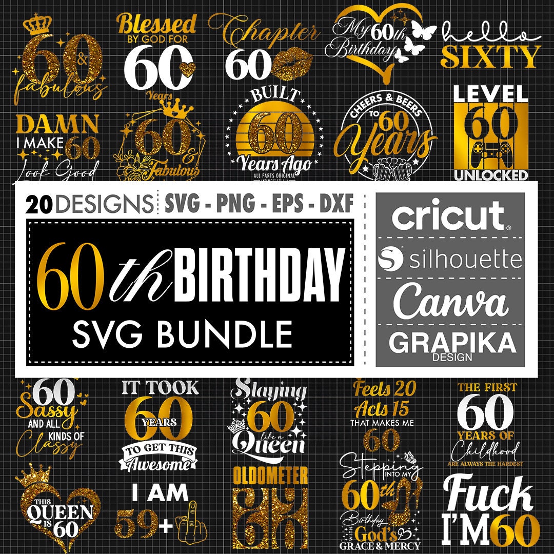 60th Birthday Svg 60th Birthday Png Birthday Girl Svg Its My Birthday ...