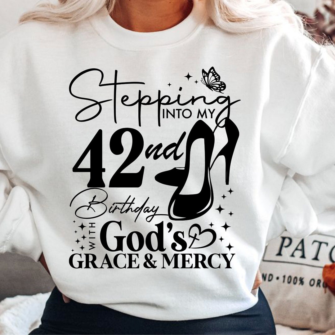 42nd Birthday Svg 42nd Birthday Png Happy Birthday Svg Cake Topper Svg ...