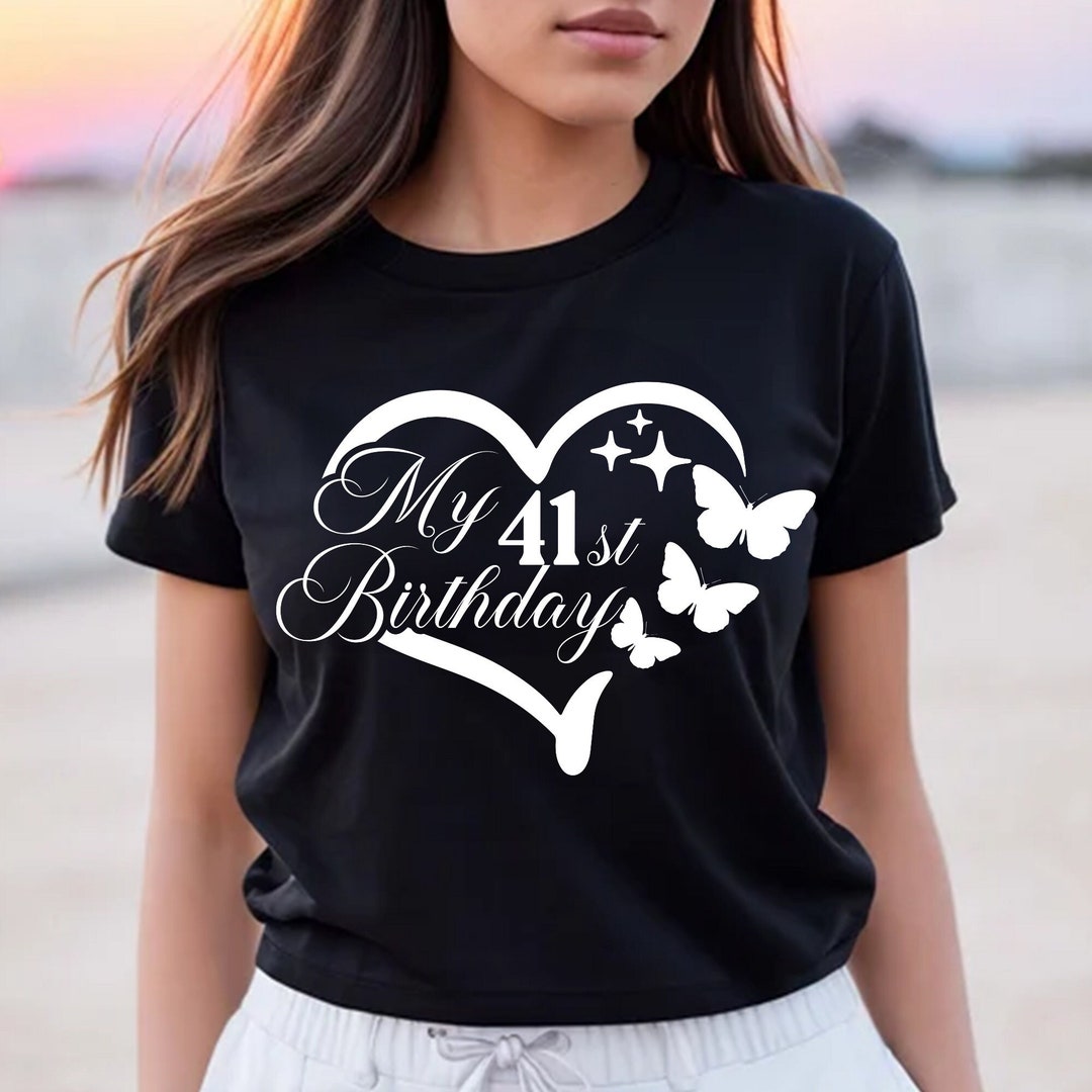 41st Birthday Svg 41st Birthday Png Happy Birthday Svg Cake Topper Svg ...