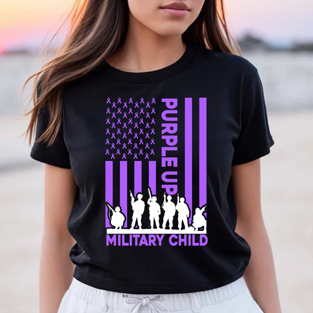 Purple up for Military Kids Svg Military Child Svg Purple up Svg ...