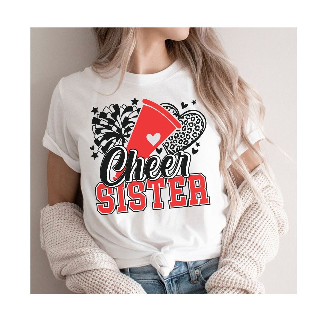 Cheer Sister Svg Proud Cheer Sister Svg Senior Cheer Sister - Etsy
