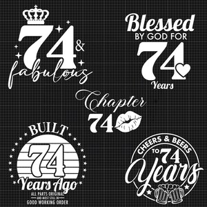 74th Birthday Svg 74th Birthday Png Birthday Girl Svg Its My Birthday ...
