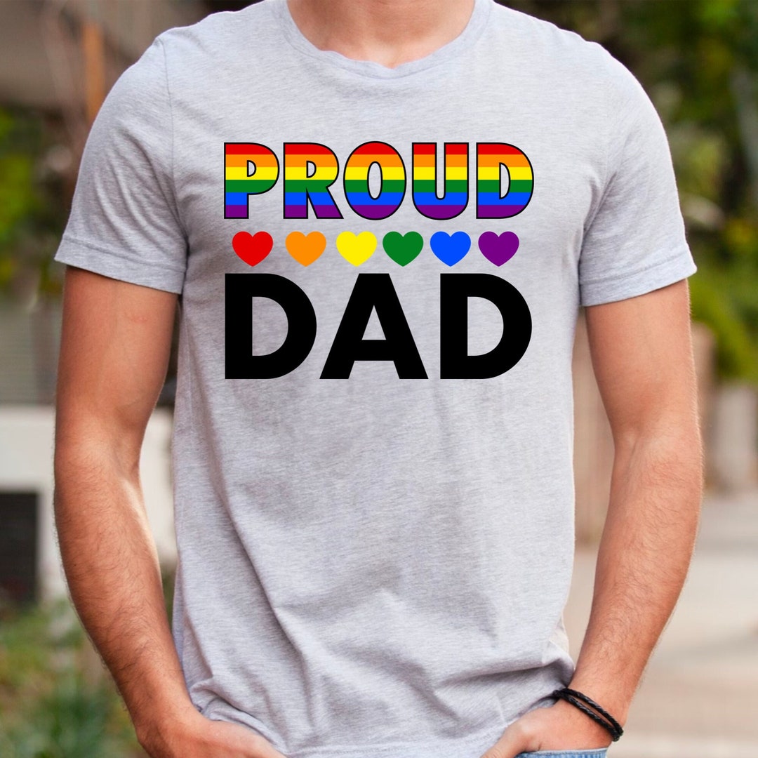 Proud Dad Svg Pride Svg LGBT Svg Ally Shirt Pride Dad Svg Proud Dad ...