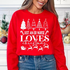 ER Nurse Christmas Svg for Merry Christmas Svg Emergency Nurse Svg for ...