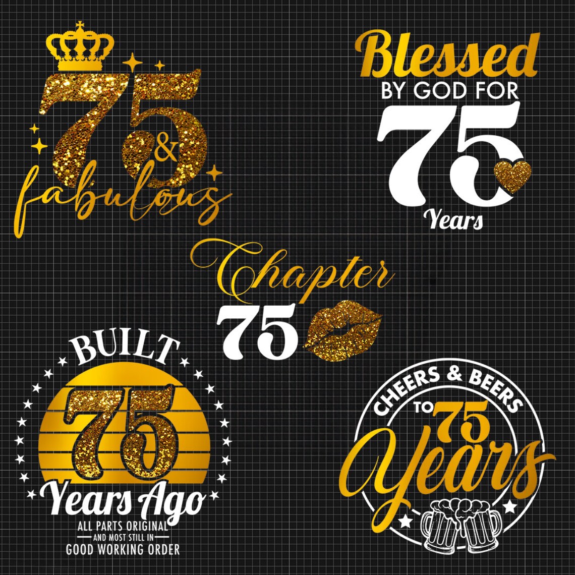 75th Birthday Svg 75th Birthday Png Birthday Girl Svg Its My Birthday ...