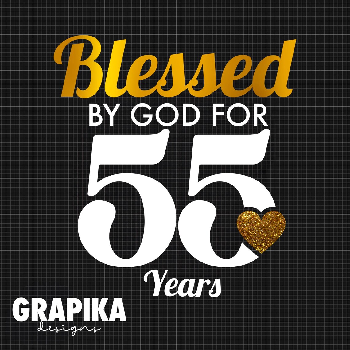 55th Birthday Svg 55th Birthday Png Happy Birthday Svg Cake Topper Svg ...