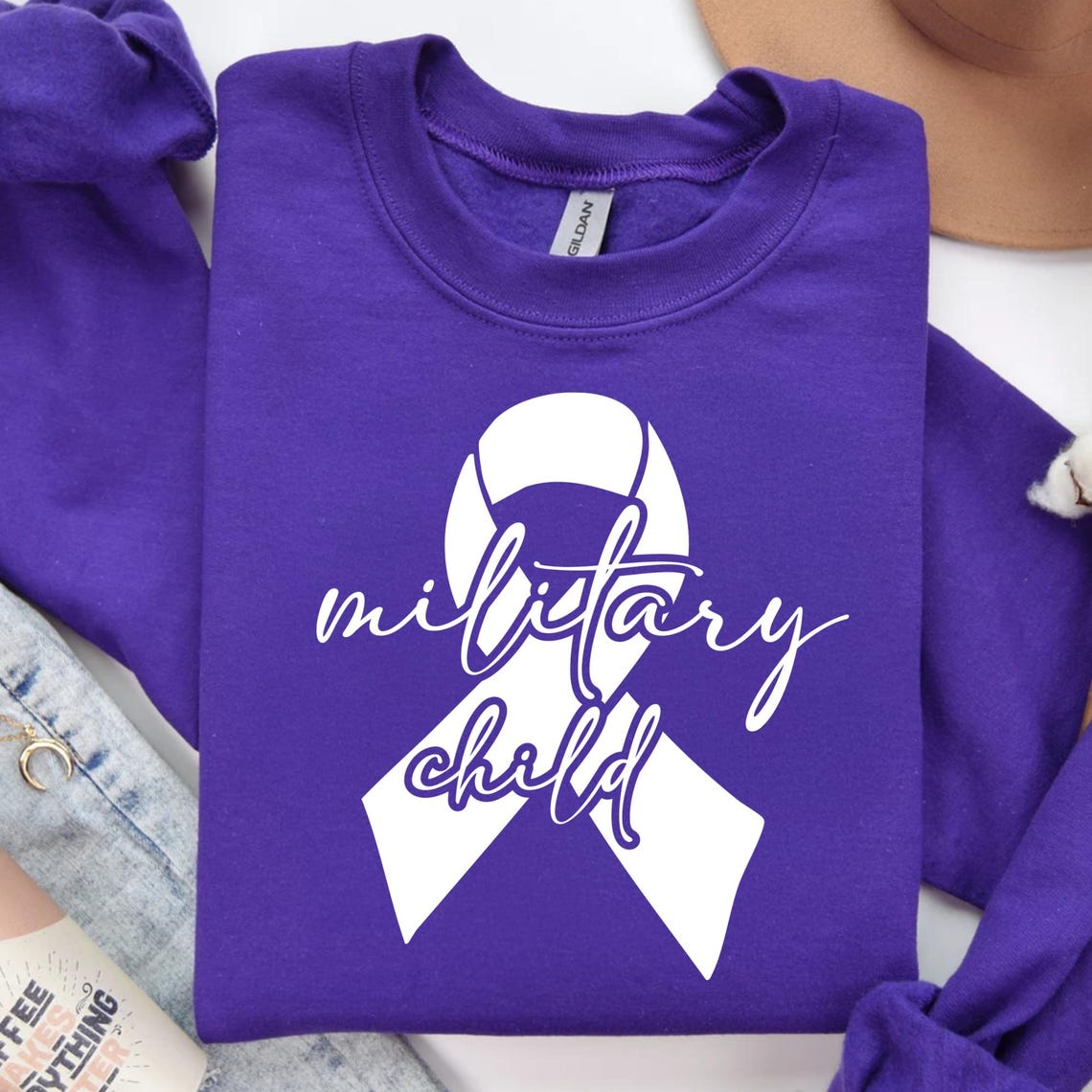 Purple up Day for Military Child Png Military Kids Svg for Military ...