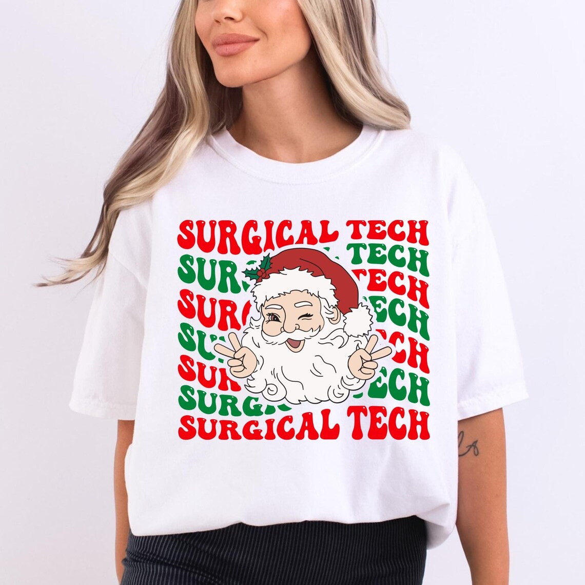 Surgical Tech Christmas Svg Scrub Tech Svg Christmas Surgical Tech Gift ...